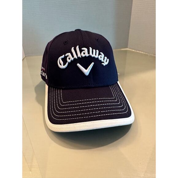 Callaway | Accessories | Callaway Golf Hat New Era Navy Blue White Razr ...